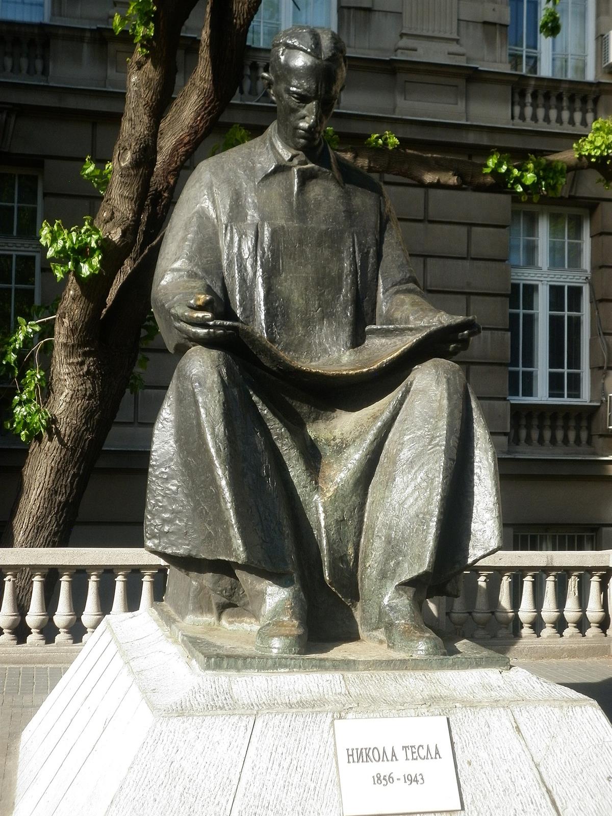 Tesla's Monument in Belgrade (By Frano Kršinić) - Nikola Tesla Wiki ...